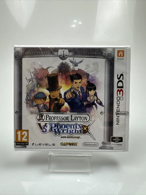 PROFESSOR LAYTON VS. Phoenix Wright: Ace Attorney Nintendo 3DS, 2014 - Sealed £69.99 - PicClick UK