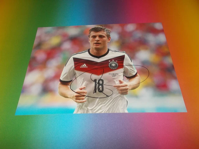 TONI KROOS DFB Euro 2024 firmato autografo firmato su foto 20x28 di ...