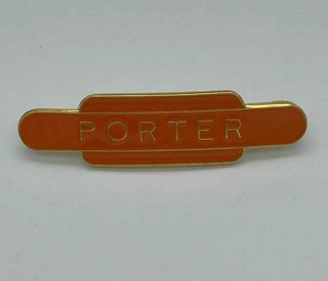 REPLICA VINTAGE PORTER Railway Cap Hat Badge Totem Badge London Midland ...