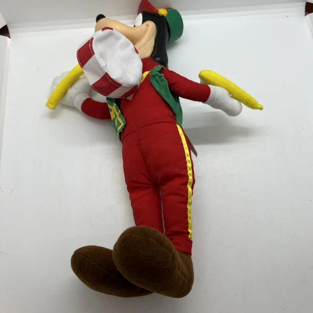DISNEY MICKEY’S MERRY Marching Band Goofy Plush Toy Vinyl Head 35cm ...