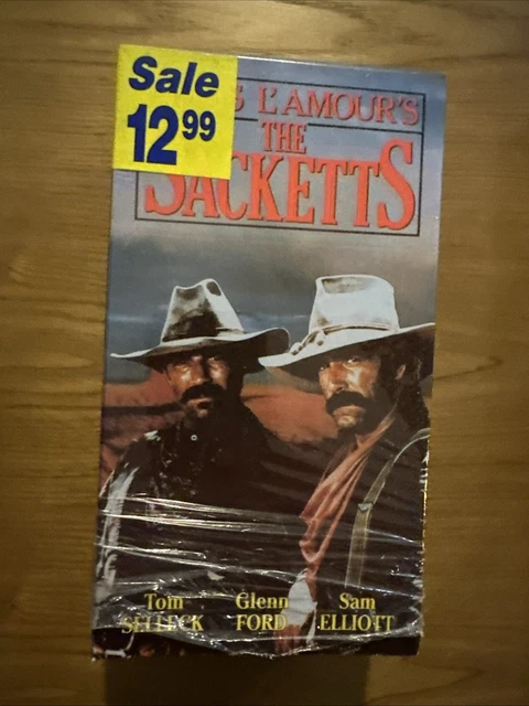 LOUIS L’AMOUR’S THE Sacketts VHS, Tom Selleck , Glenn Ford, Sam Elliott ...