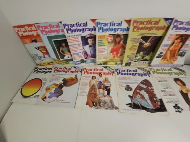 VINTAGE ISSUES OF Practical Photography Magazine 1978 Retro Camera. £19 ...