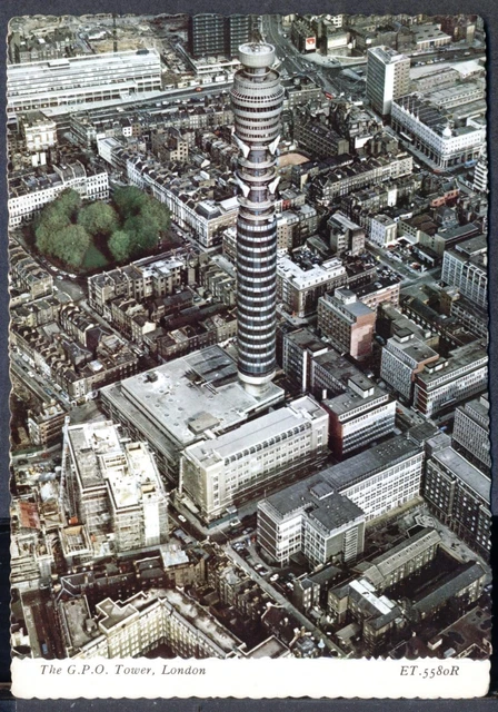 MODERN POSTCARD: AERIAL View of the GPO TOWER, London. Free UK p&p £3. ...