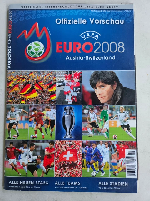 OFFIZIELLE VORSCHAU FUSSBALL-EUROPAMEISTERSCHAFT UEFA EURO 2008 EUR 1 ...