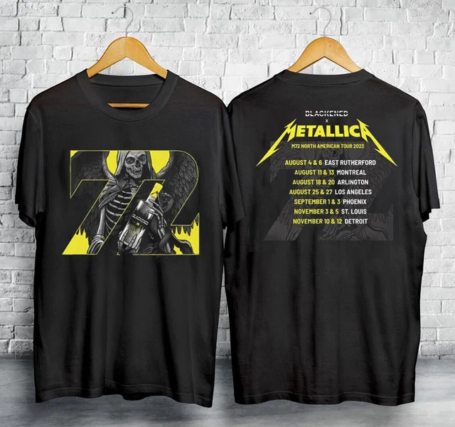 METALLICA 72 SAISONS 2023 - 2024 World Tour Metal Music Concert T-shirt Cadeau Fan EUR 27,54 ...