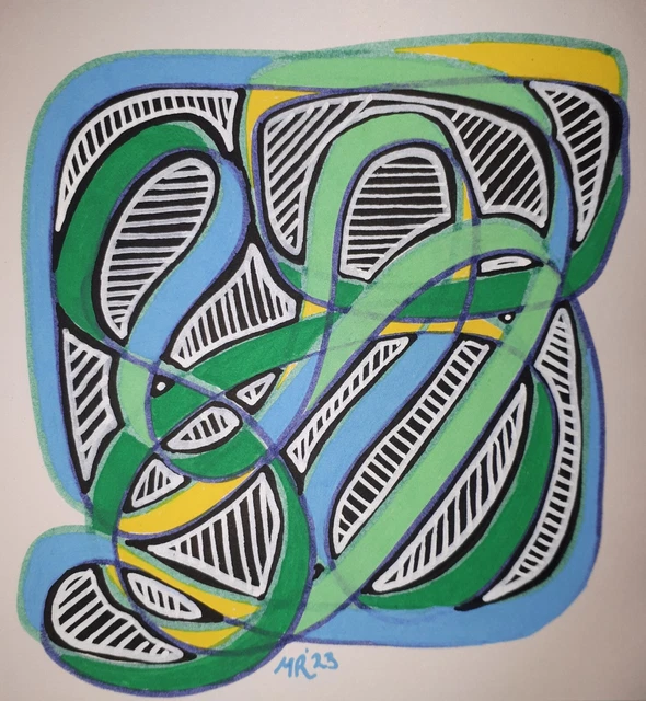 ORIGINAL SQUARE INK illustration 'Hockney Drain' by Michelle Ranson £10 ...