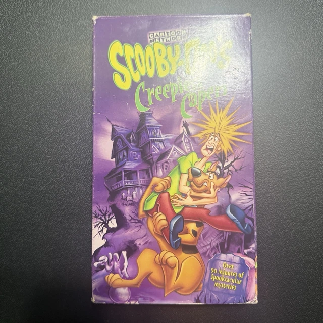 CARTOON NETWORK SCOOBY-DOO'S Creepiest Capers VHS 2000 Animated Cartoon ...