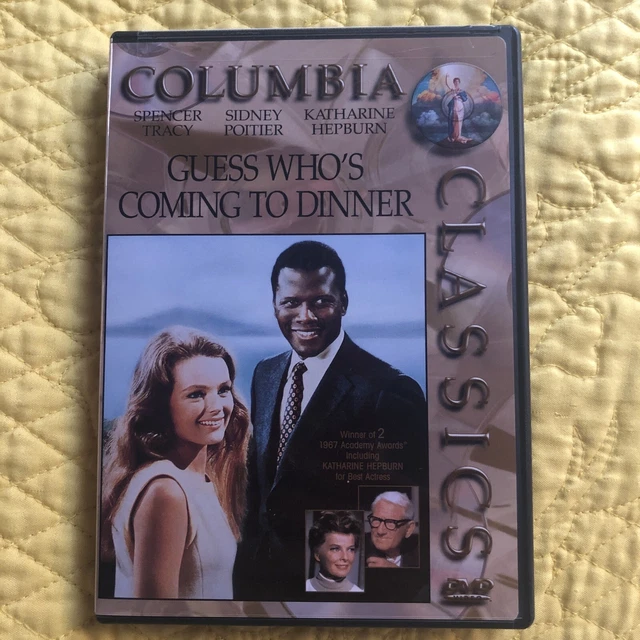 GUESS WHO’S COMING to Dinner DVD Sidney Poitier Tracy Hepburn Stanley ...