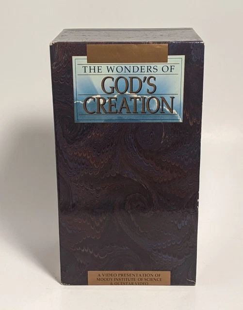 THE WONDERS OF God's Creation (VHS Boxset) Moody Institute Of Science £6.35 - PicClick UK