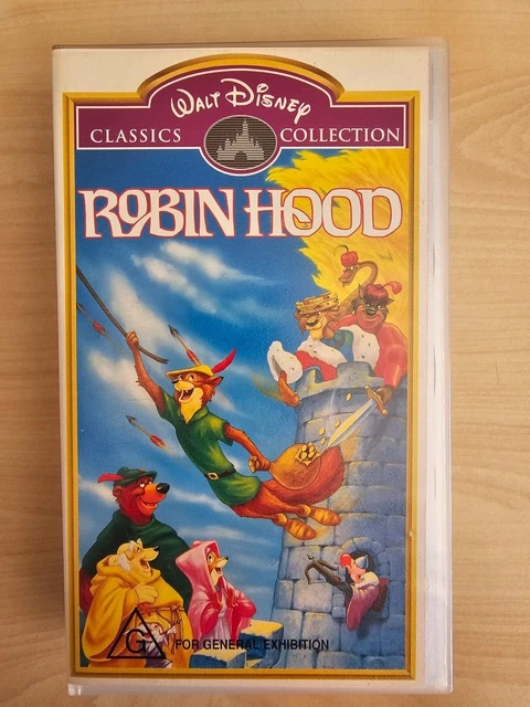 Robin Hood Walt Disney Vhs Pal 1991 20 00 Picclick Au