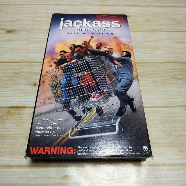 JACKASS THE MOVIE VHS Import MTV Rare Used 80s/90s Collectible £94.98 ...
