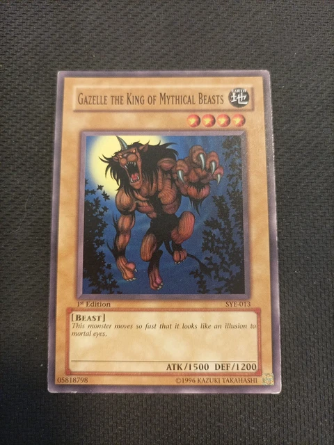 CARTE YU-GI-OH GAZELLE The King Of Mythical Beasts Sye-013 EUR 4,00 - PicClick FR