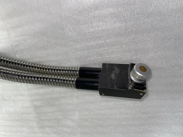DUAL FIBER OPTIC Gooseneck Microscope Light Guide Flexible Semi Rigid ...