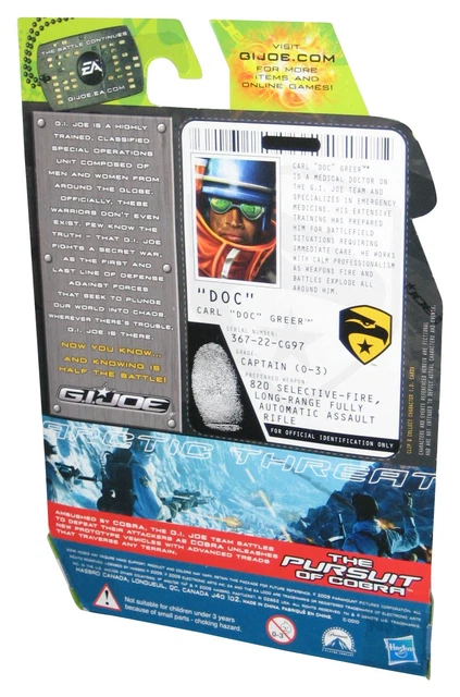 GI JOE RISE of Cobra Carl Doc Greer Figura 3.75 Pulgadas Hasbro EUR 21 ...