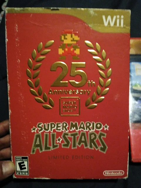 WII 25TH ANNIVERSARY super mario all stars limited edition red box ...