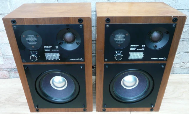 VINTAGE REALISTIC OPTIMUS X-10 3-Way Speakers Working £75.01 - PicClick UK