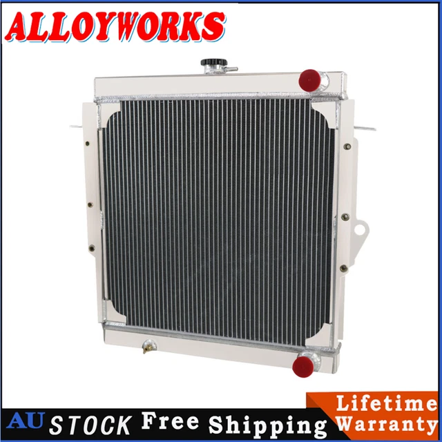 3CORES ALUMINIUM RADIATOR For Toyota Landcruiser 75 Series 2H Diesel ...