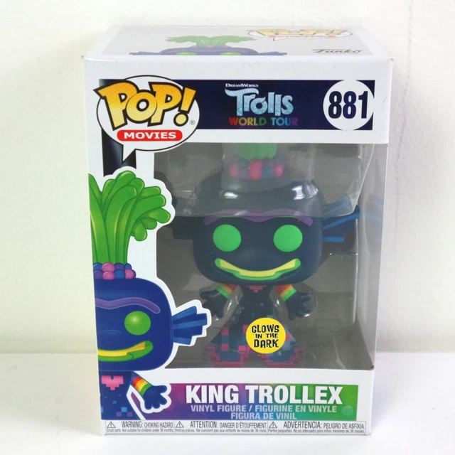 FUNKO POP TROLLS World Tour 881 King Trollex Glows In The Dark EUR 19 ...