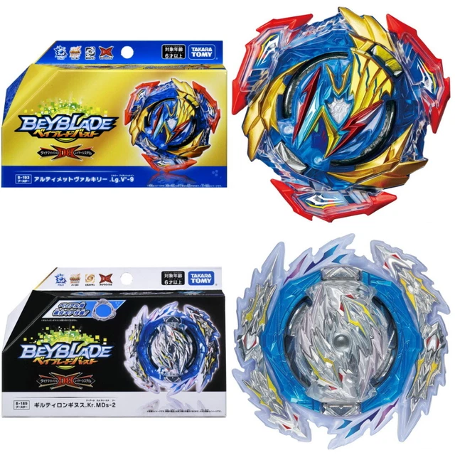 SET OF 2 Genuine Takara Tomy Beyblade Burst Ultimate Valkyrie & Guilty ...