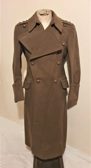 ORIGINAL WW2 BRITISH Army Intelligence Corps Officer Greatcoat £74.99 ...