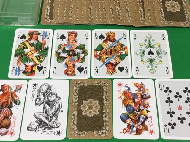 VINTAGE 1968 GERMAN COEUR Non Standard SALON KARTE No.66 ? Playing ...