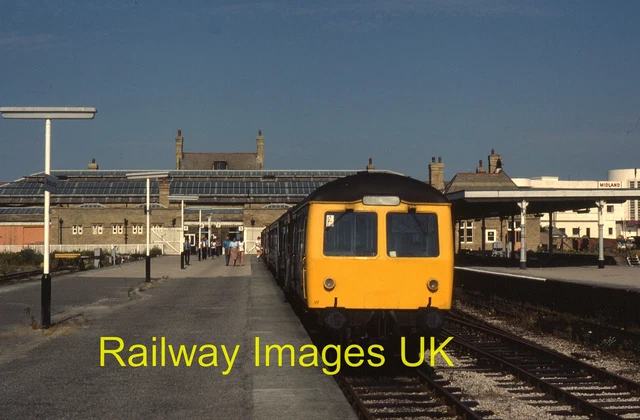 RAILWAY PHOTO - Morecambe Class 105 DMU BR Blue 24.07.84 £2.00 ...