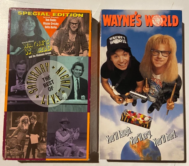 WAYNE'S WORLD LOT RARE (VHS, 1992) paramount (VHS, 1992) sat. night ...