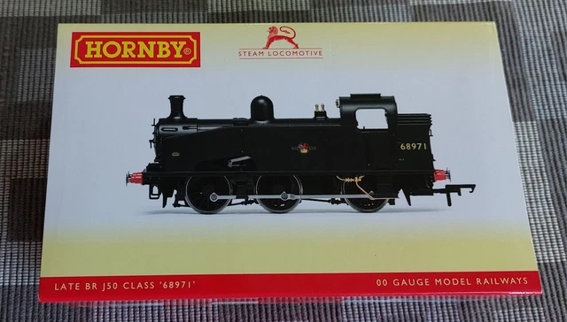 HORNBY OO GAUGE R3326 J50 Class 0-6-0T '68971' BR Black Livery Late ...