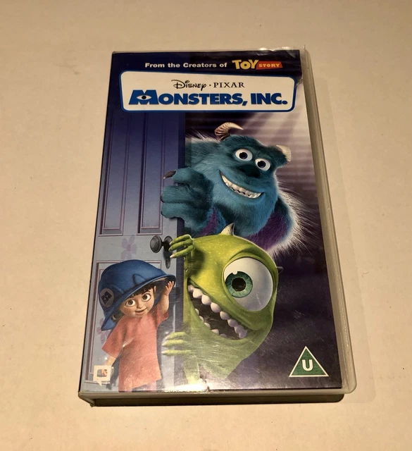 MONSTERS, INC. 2001 VHS Cassette Tape Walt Disney Pixar £5.44 - PicClick UK