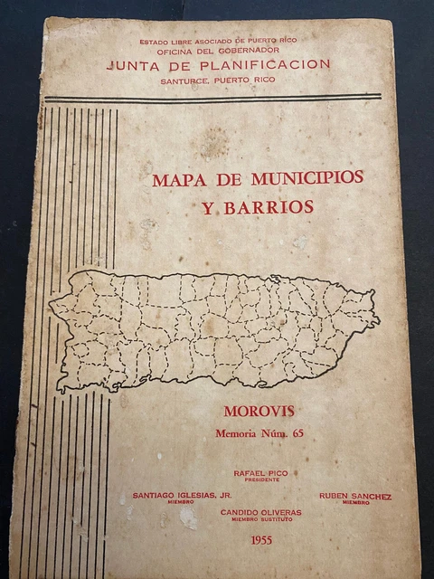 Mapa Y Municipios De Puerto Rico