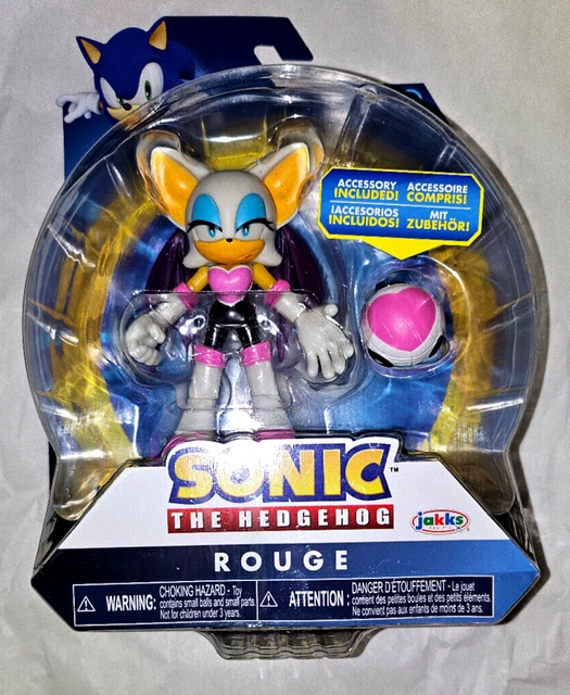 ROUGE THE BAT & Heart Bomb (Sonic the Hedgehog) Jakks Pacific 4"/10cm ...