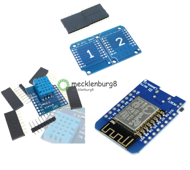 DUAL BASE DHT11 WeMos D1 ESP8266 ESP-12 NodeMCU Lua WIFI Development ...