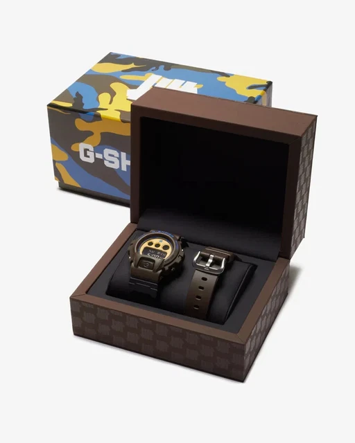 CASIO G-SHOCK X Undefeated DW6900UDCR23-5 - Marrone/Giallo/Blu. Nuovo ...