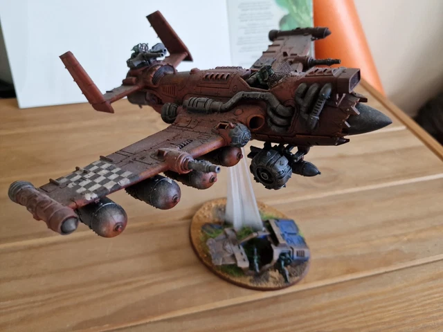 CUSTOM ORKS FIGHTER Jet Warhammer 40k 30k Conversion £33.00 - PicClick UK