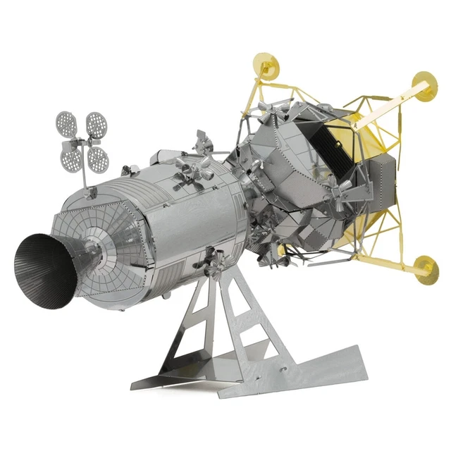 METAL EARTH APOLLO Command/Service Module with Lunar 3D Model Kit Brand ...