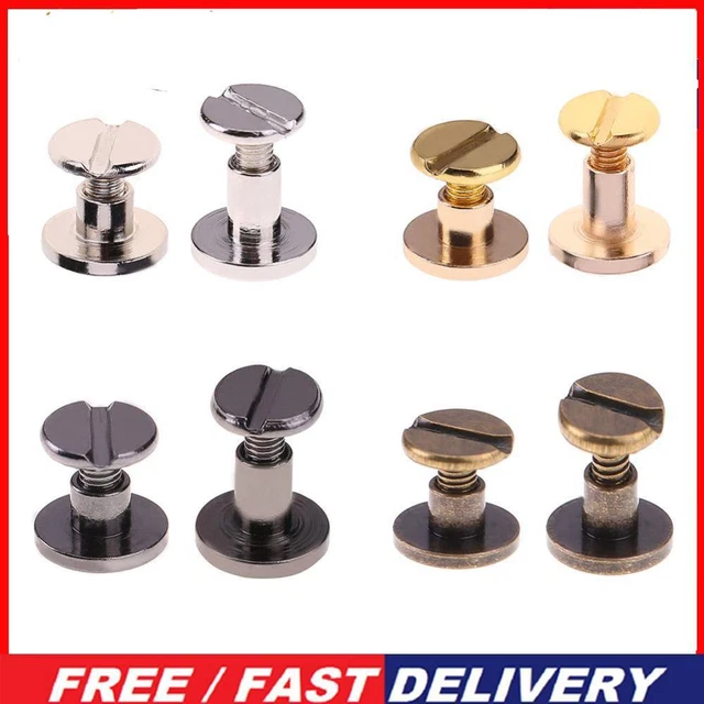 20SET/BAG BELT STRAP Rivets Multi-function Rivets Screws Handmade ...