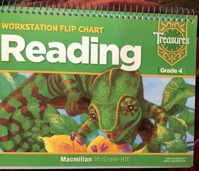 TREASURES MACMILLAN GRADE 4 Word Study Reading & Phonics Flip Chart ...