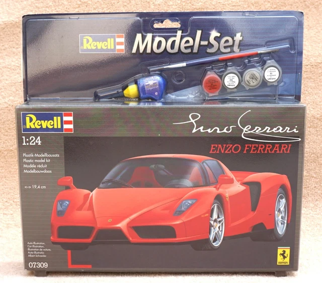 REVELL 07309 ENZO Ferrari Sports Car 1:24 Scale Model Kit 2007 Unused £ ...