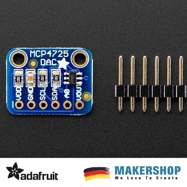 ADAFRUIT MCP4725 BREAKOUT Board 12-Bit DAC I2C Interface Arduino Raspberry Pi... EUR 6,95 ...