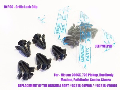 GRILLE LOCK CLIP fastener FOR Nissan Hardbody D21 720 925 1986-1997 ...