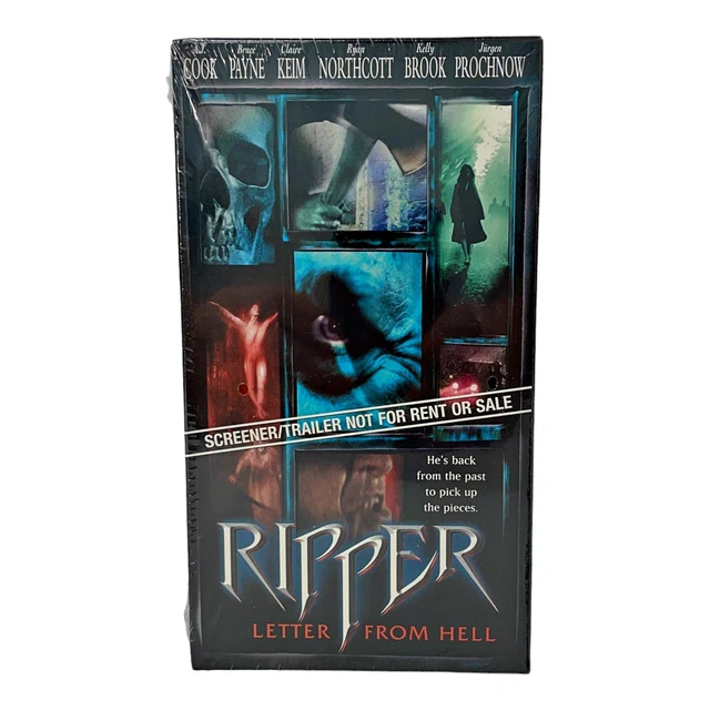 RIPPER : LETTER From Hell - Horror VHS Factory SEALED Screener Demo ...
