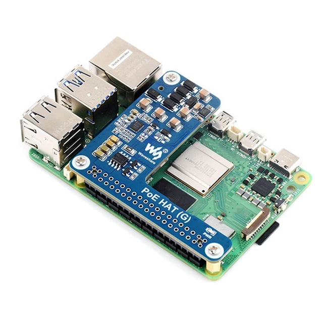 POE EXPANSION Board for 5 Ethernet 5V 5A Support 802.3af/ Standard5356 ...