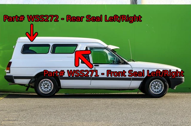 FORD FALCON XA XB XC XD XE XF EA EB ED EF EL Panel Van Side Window Seal ...