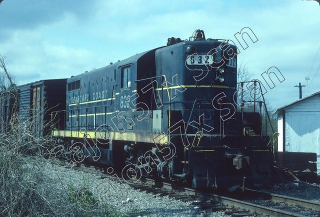 ORIGINAL SLIDE - SCL Seaboard Coast Line GP7 832 à Charleston, SC. 3/81 EUR 3,27 - PicClick FR
