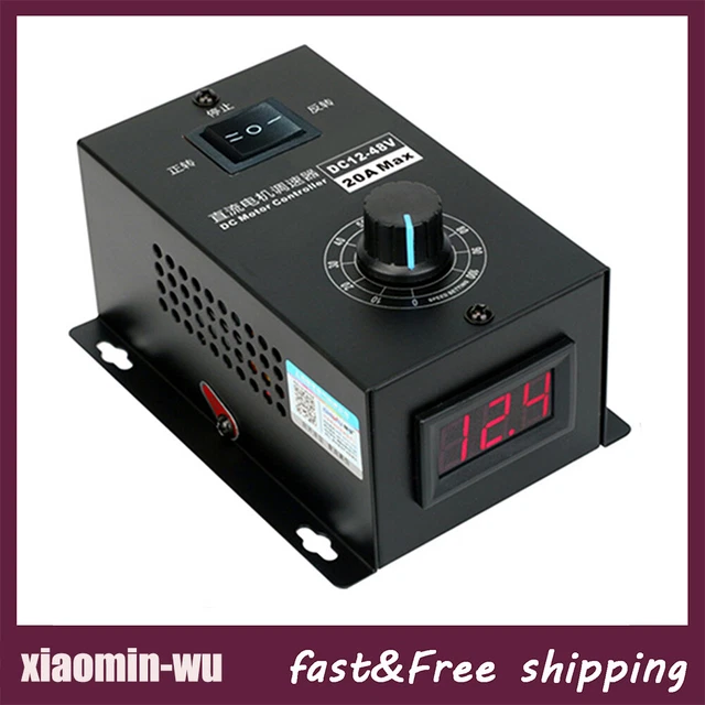 DC 12V 24V 48V 40A PWM DC Motor Speed Controller PWM Regulator Variable Reverse £30.86 - PicClick UK
