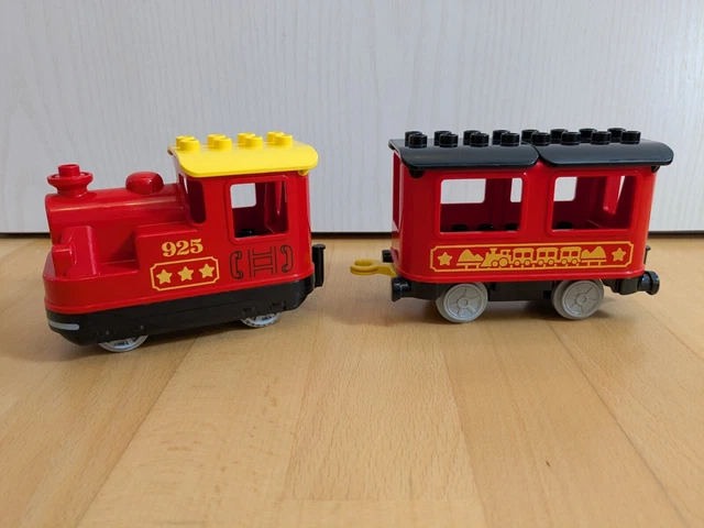 LEGO® DUPLO® EISENBAHN Push & Go Motor Lokomotive und Wagon aus dem Set ...