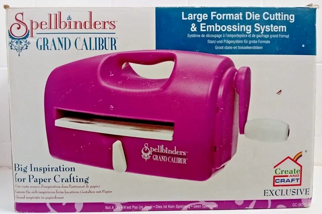 SPELLBINDERS GRAND CALIBUR Die Cutting Machine & Plates, Craft ...