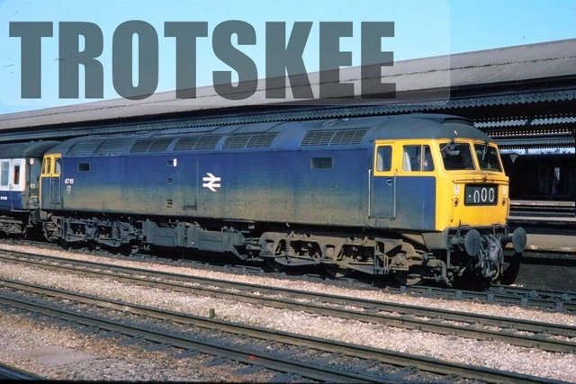 35MM SLIDE BR British Railways Diesel Loco Class 47 47111 1976 Original ...