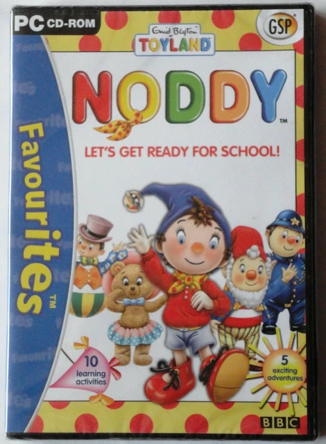 NODDY LET'S GET READY FOR SCHOOL PC CD-ROM BBC JEU POUR ENFANTS ...