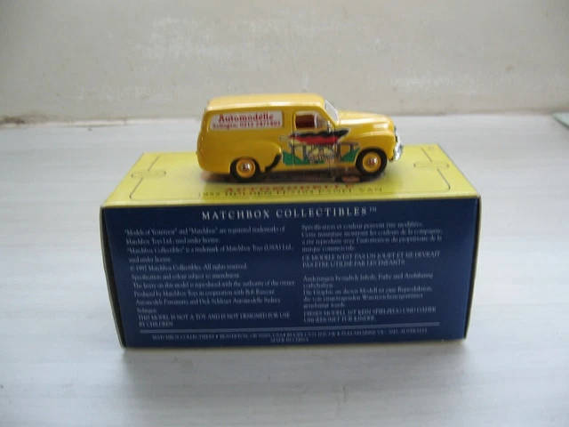 FJ HOLDEN PANEL Van Automodelle YHN01/SC Matchbox Yesteryear ...